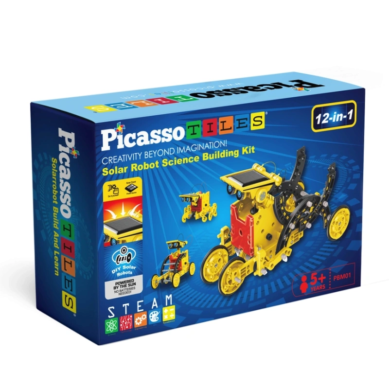 12 in 1 STEM Kids Solar Powered Space Robot – Picasso
