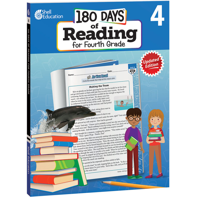 180 Days of Reading Workbook | Grade 4 Daily Practice