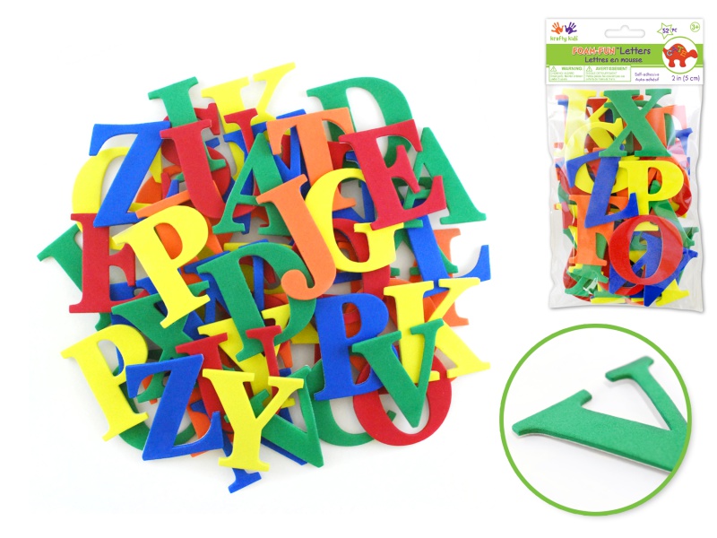 Self-Stick Foam Letters for Phonics & Word Building | All Ages