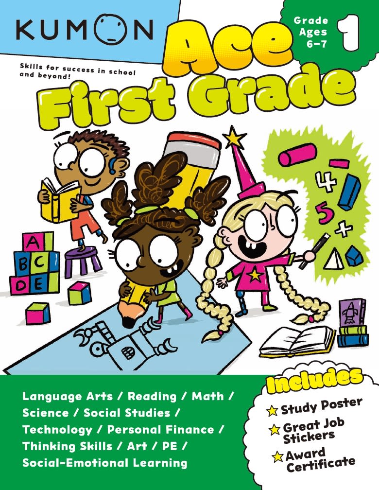 Ace First Grade Workbook
