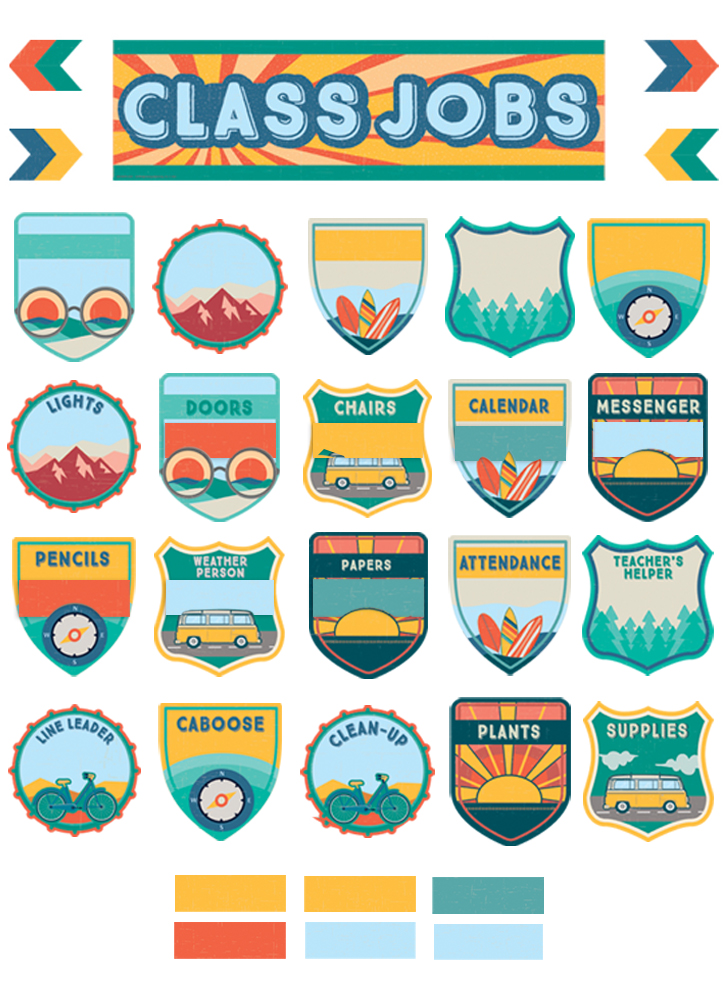 Adventurer Class Jobs Mini Bulletin Board Set