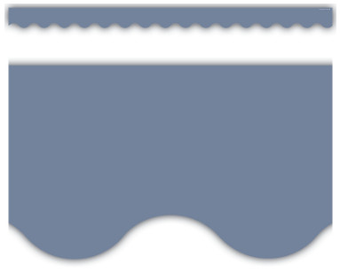 Aegean Blue Scalloped Border Trim – Teacher Created Resources