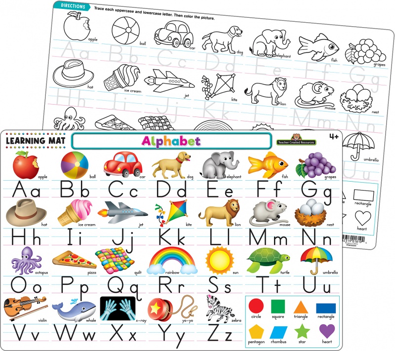Alphabet Learning Mat – Teacher Created Resources