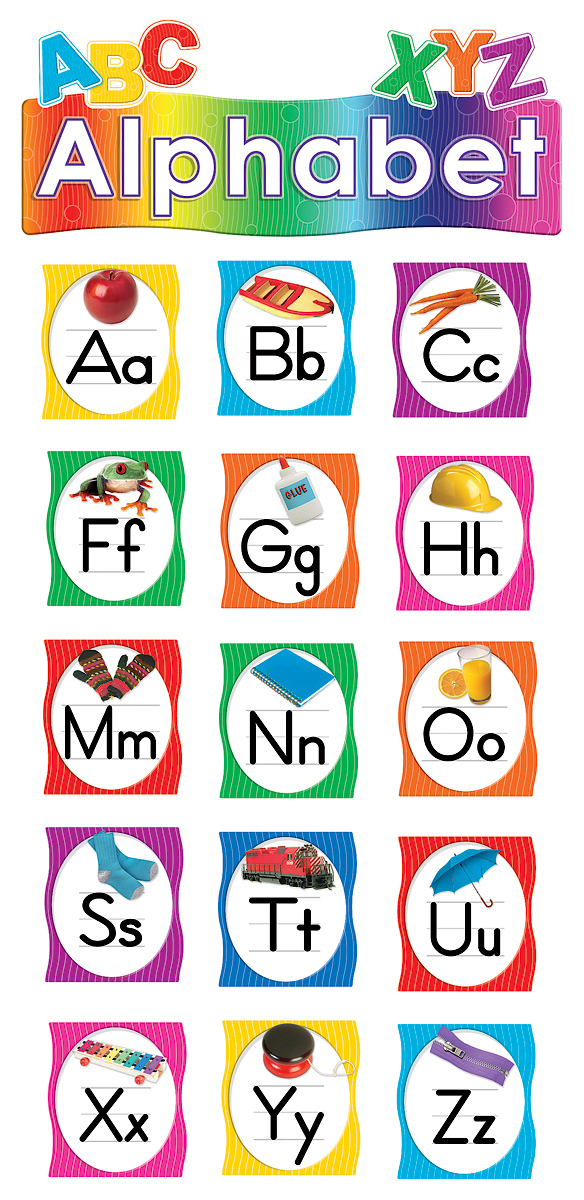 Alphabet Mini Bulletin Board Set