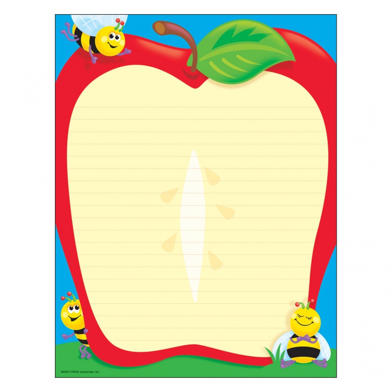 Apple Blank Chart for Classroom Displays | All Ages