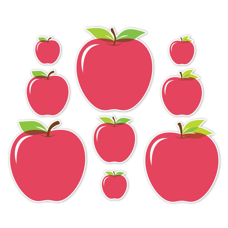Apple Time Apples 10" Designer Cut-Outs – Creative Teaching Press