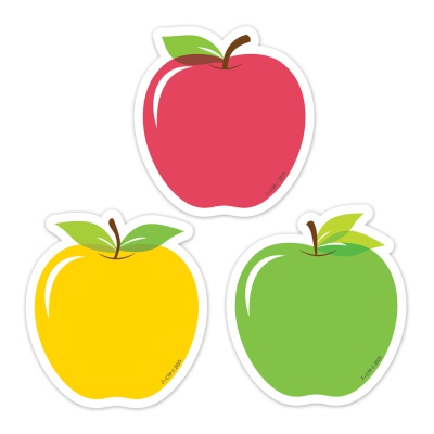 Apple Time Apples 3" Designer Cut-Outs – Creative Teaching Press