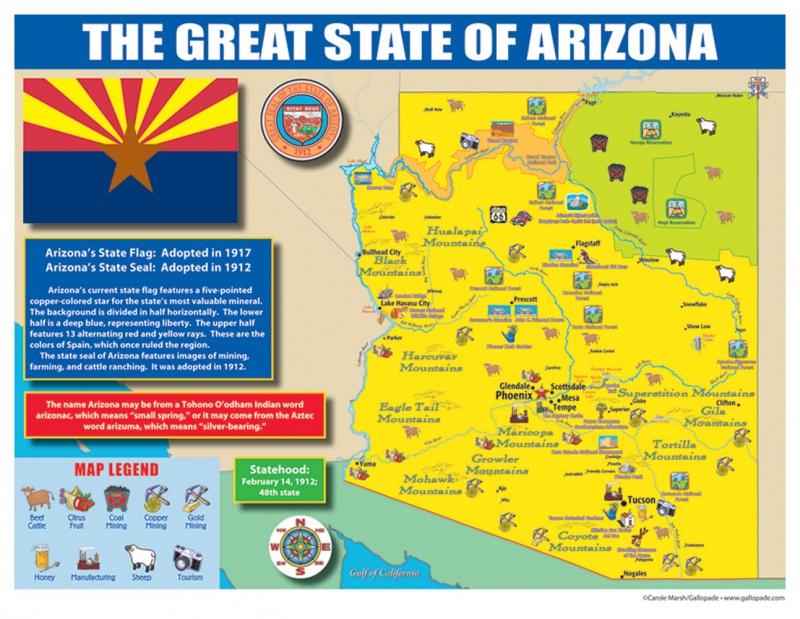 Arizona State Map For Students