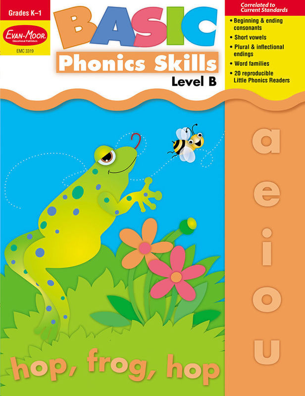 Basic Phonics Skills Grade K-1 Level B – Evan-Moor