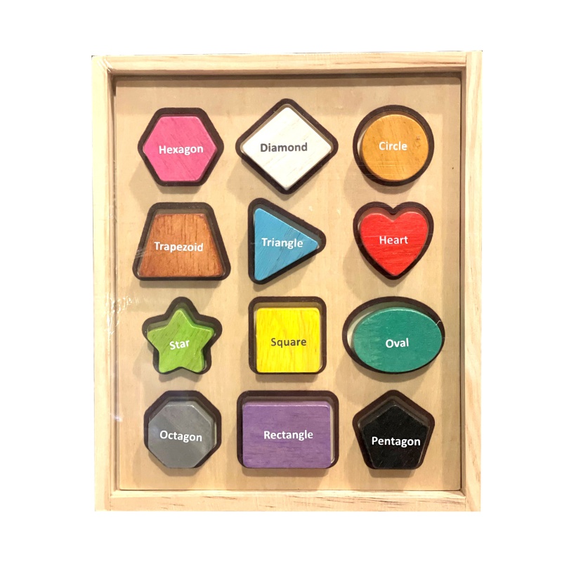 Basic Shape Sorter 12 Piece Educational Toddler Toy