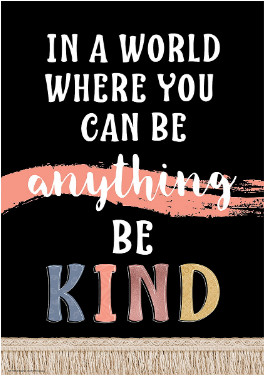 Be Kind Positive Poster