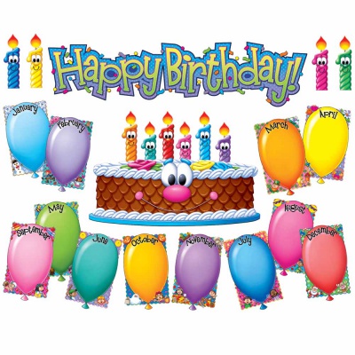 Birthday Kit Mini Bulletin Board Set