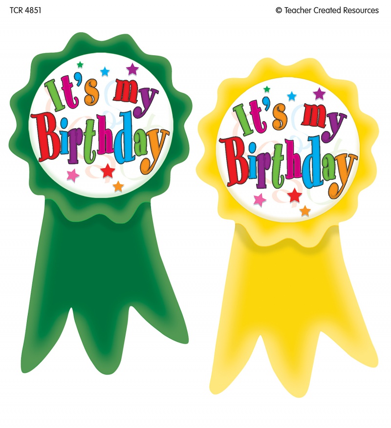 Birthday Ribbons Stickers