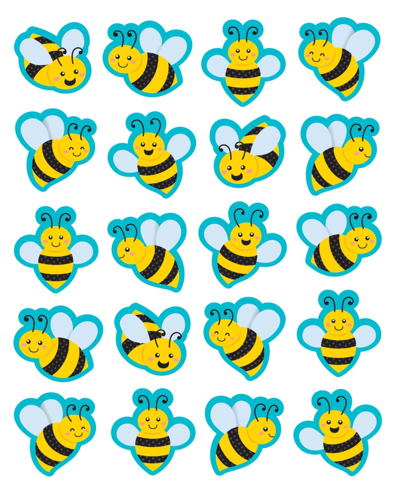 Buzzing Bees Stickers
