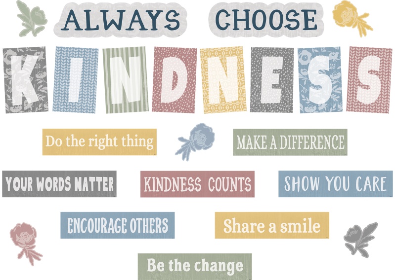 Always Choose Kindness Bulletin Board Set | All Grades