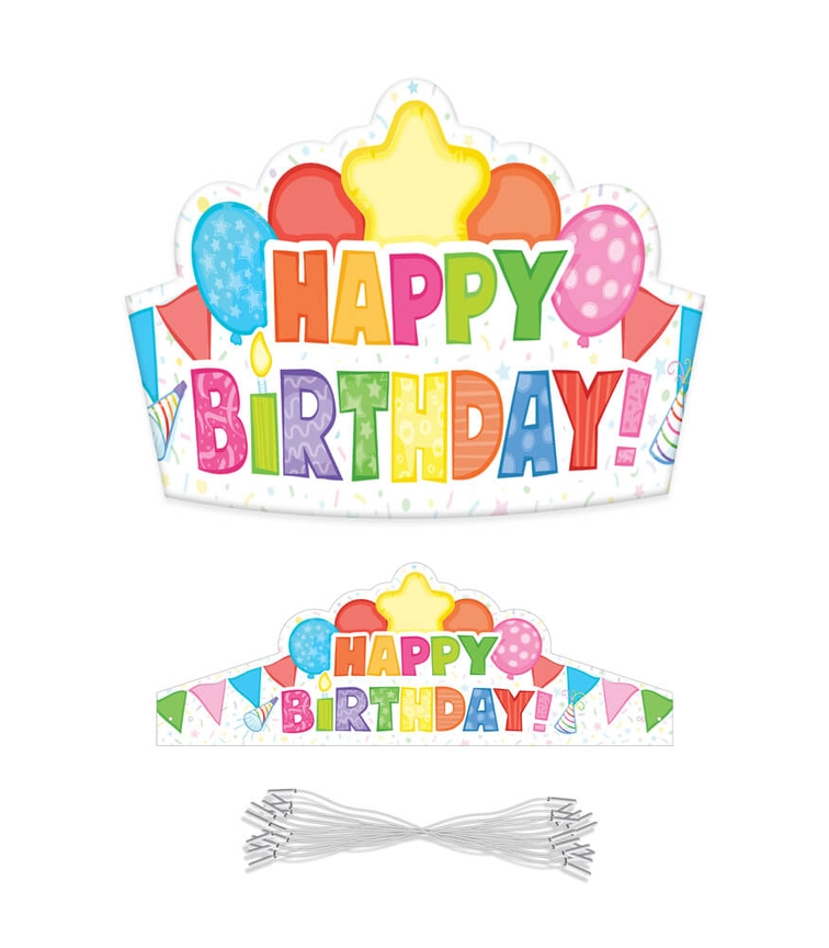 Classroom Happy Birthday Crowns – Carson-Dellosa