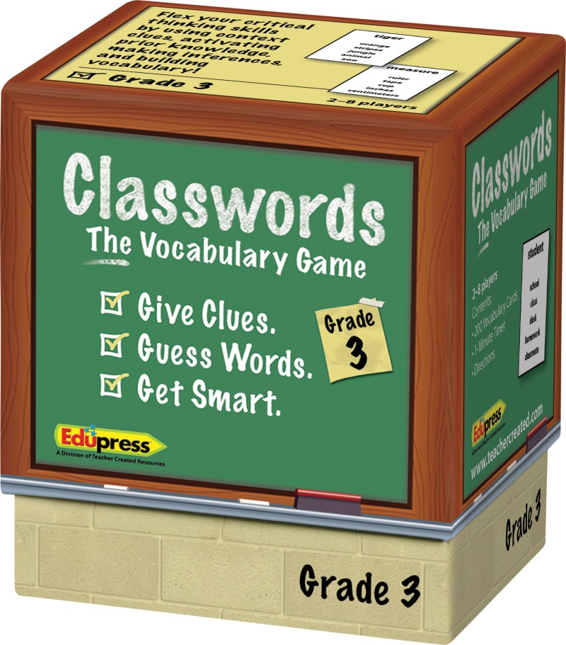 Grade 3 Vocabulary Card Game | 200 Words | TeachingStuff