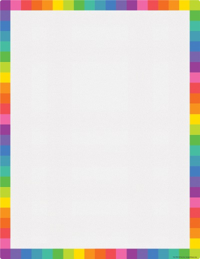 Colorful Blank Write-On/Wipe-Off Chart – Teacher Created Resources