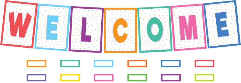 Colorful Welcome Bulletin Board Set