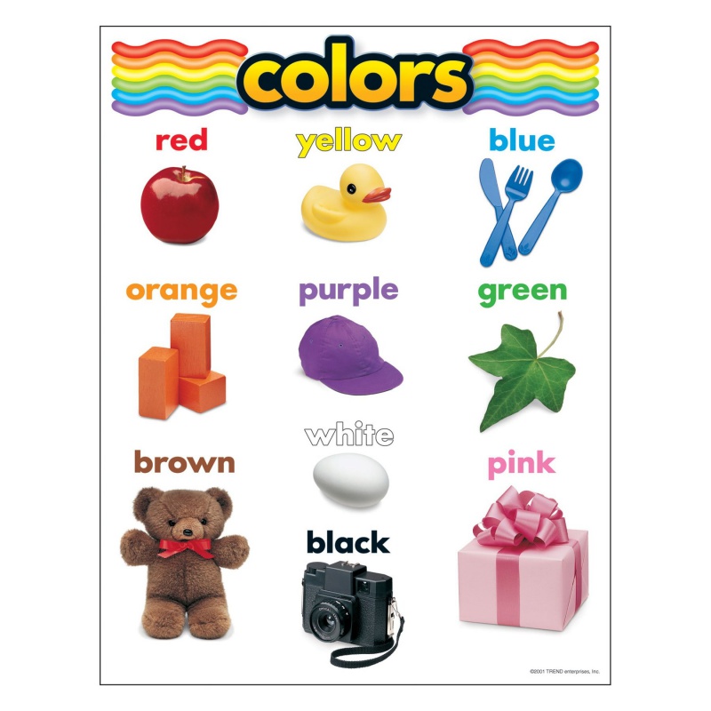 Colors Learning Chart – Trend Enterprises, Inc