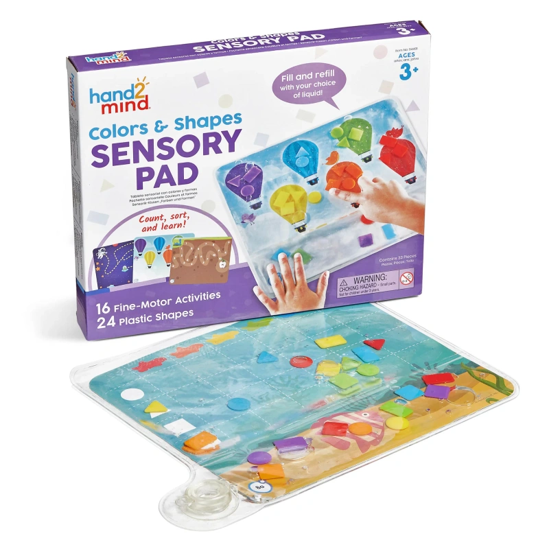Colors & Shapes Sensory Pad for Early Math | Ages 3-8