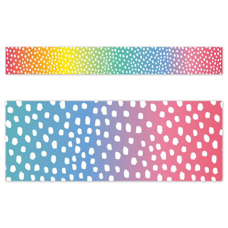 Core Decor Messy Dots on Rainbow EZ Border – Creative Teaching Press