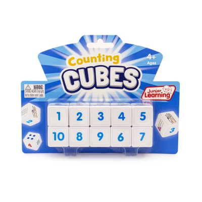 Counting Cubes Set of 10 Dice