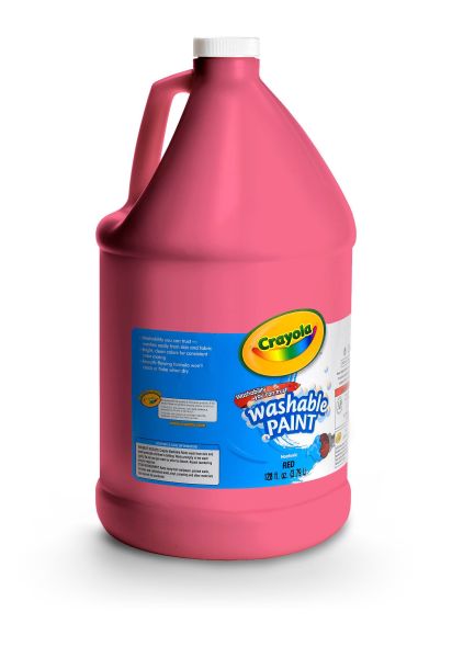 Crayola Washable Paint, Gallon, Red – CRAYOLA