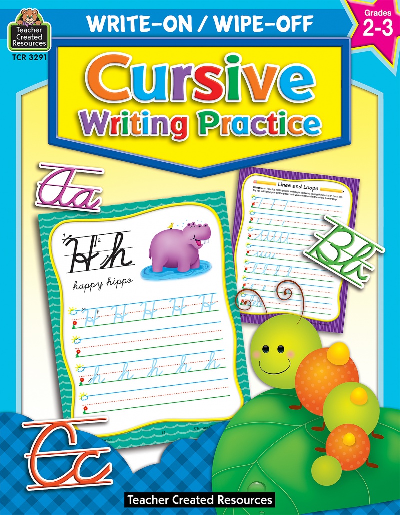 Cursive Writing Practice Write On Wipe Off Book