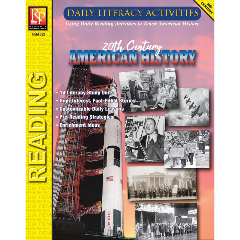 Daily Literacy 20th Century American History – Remedia Publications