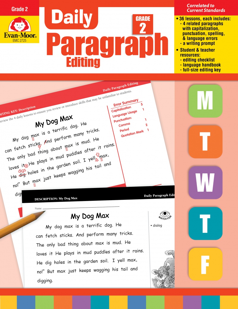 Grade 2 Daily Paragraph Editing | Language Arts Skills