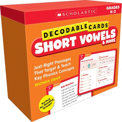 Decodable Cards Short Vowels & Phonics | Grade 2