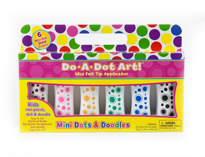 Do-A-Dot Art! Markers, Mini Jewel Tone Washable, 6 pack