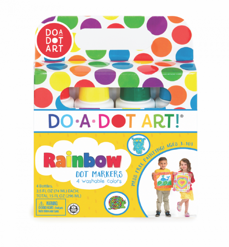 Do-A-Dot Markers: 4-Pack Rainbow