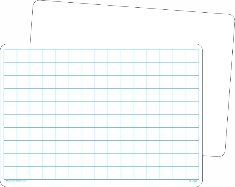 Double Sided Math Grid Dry Erase Boards – Teacher Created Resources