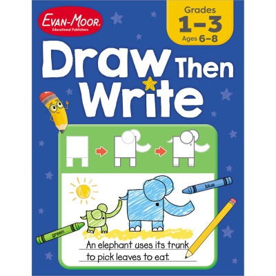 Draw Then Write Activity Book | Grades 1-3 Drawing & Writing