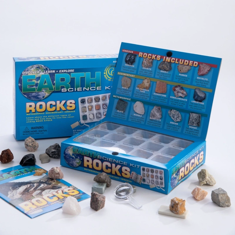 Earth Science Rock Kit for Geology Study | Ages 3-High School