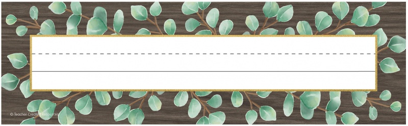 Eucalyptus Flat Name Plates