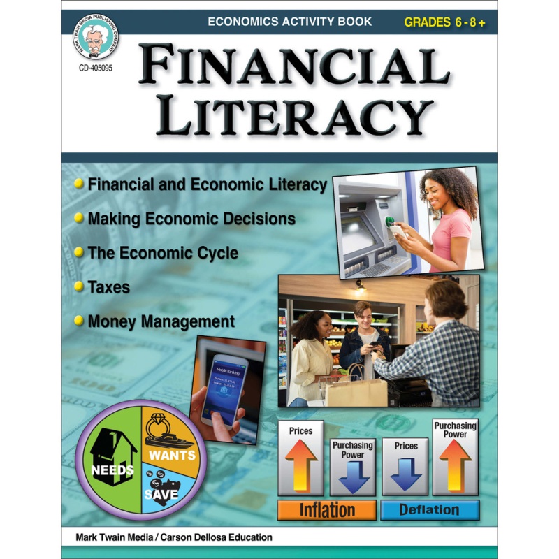 Financial Literacy Workbook Gr 6–12 – Carson Dellosa Publishing