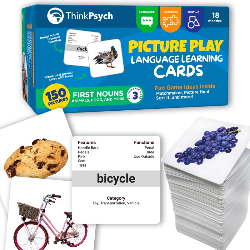 First Nouns Picture Play Flashcards