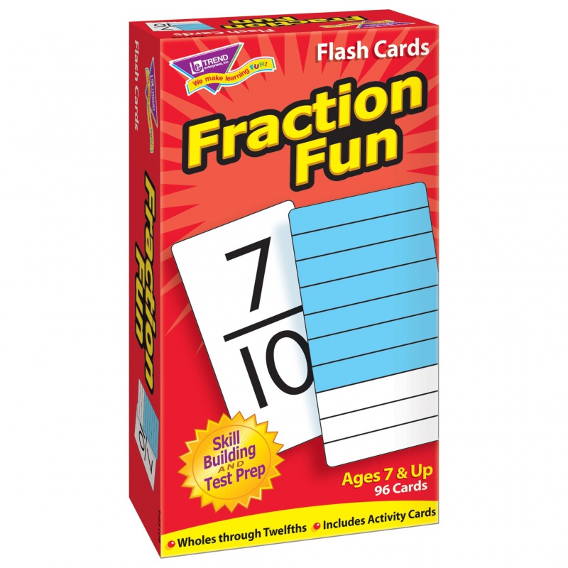 Fraction Fun Skill Drill Flash Cards