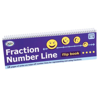 Fraction Number Line Flip Book – Didax Educational Resources
