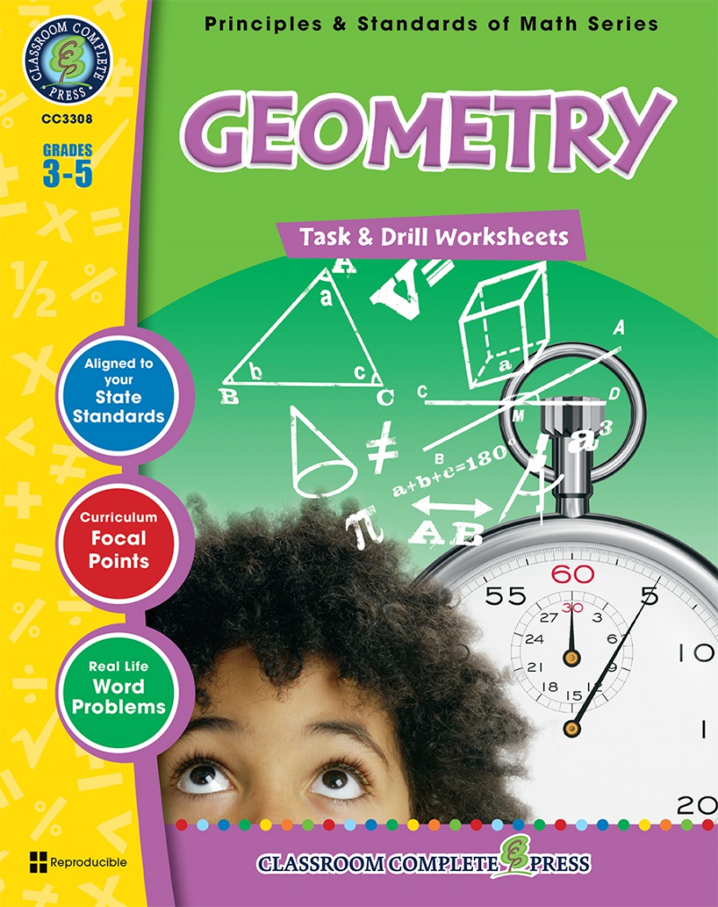 Geometry, Math Task & Drill Worksheets – Classroom Complete Press