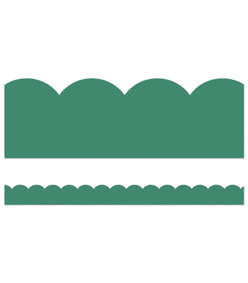 Grow Together Jade Green Scalloped Borders – Carson Dellosa