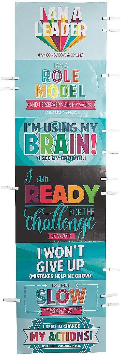 Growth Mindset Behavior Clip Chart