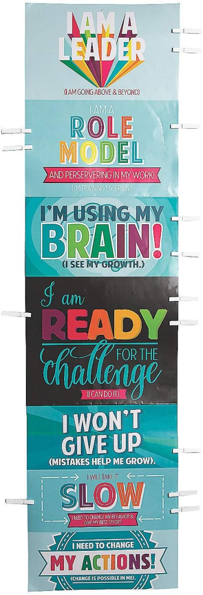 Growth Mindset Behavior Clip Chart