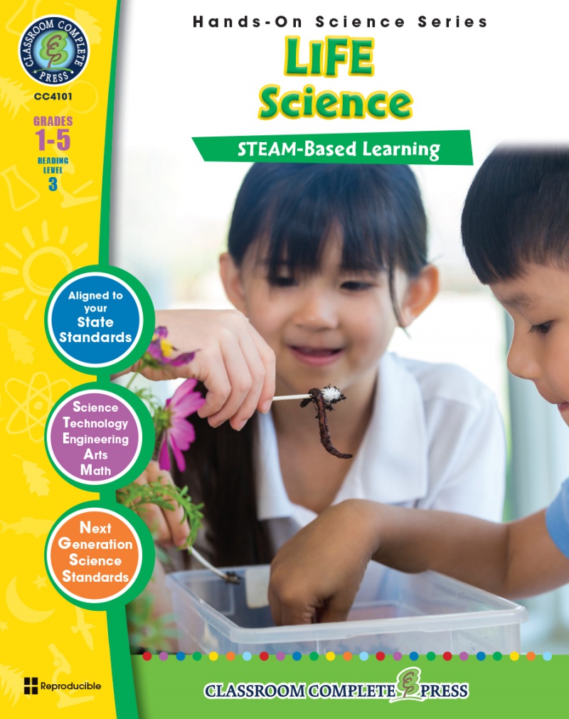 Hands-On Science STEAM-Based Learning, Life Science Grade 1-5