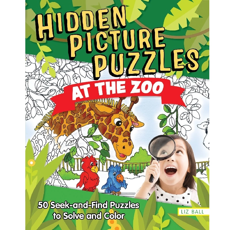 Hidden Pictures at the Zoo Activity Book – Wellspring Grades PreK–3