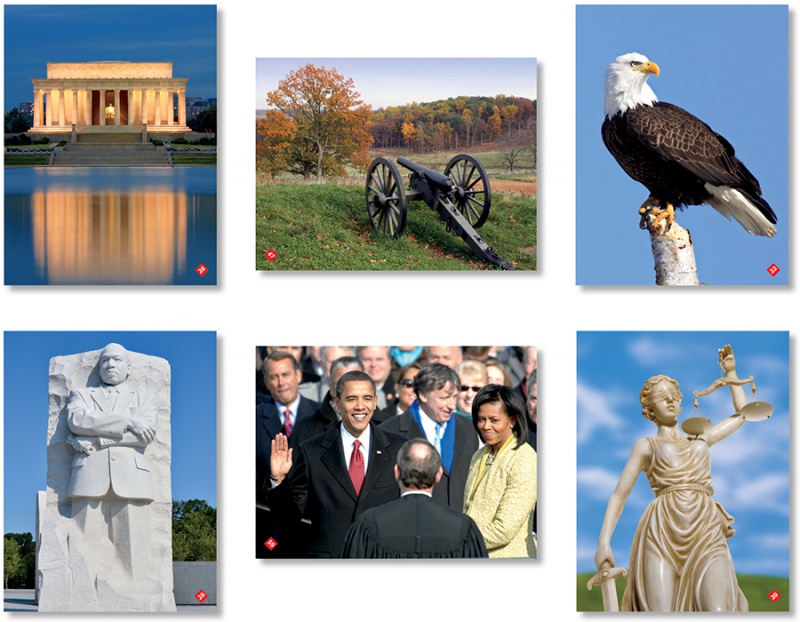 Historical America Language Cards for Social Studies | All Ages