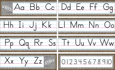 Home Sweet Classroom Traditional Printing Mini Bulletin Board Set